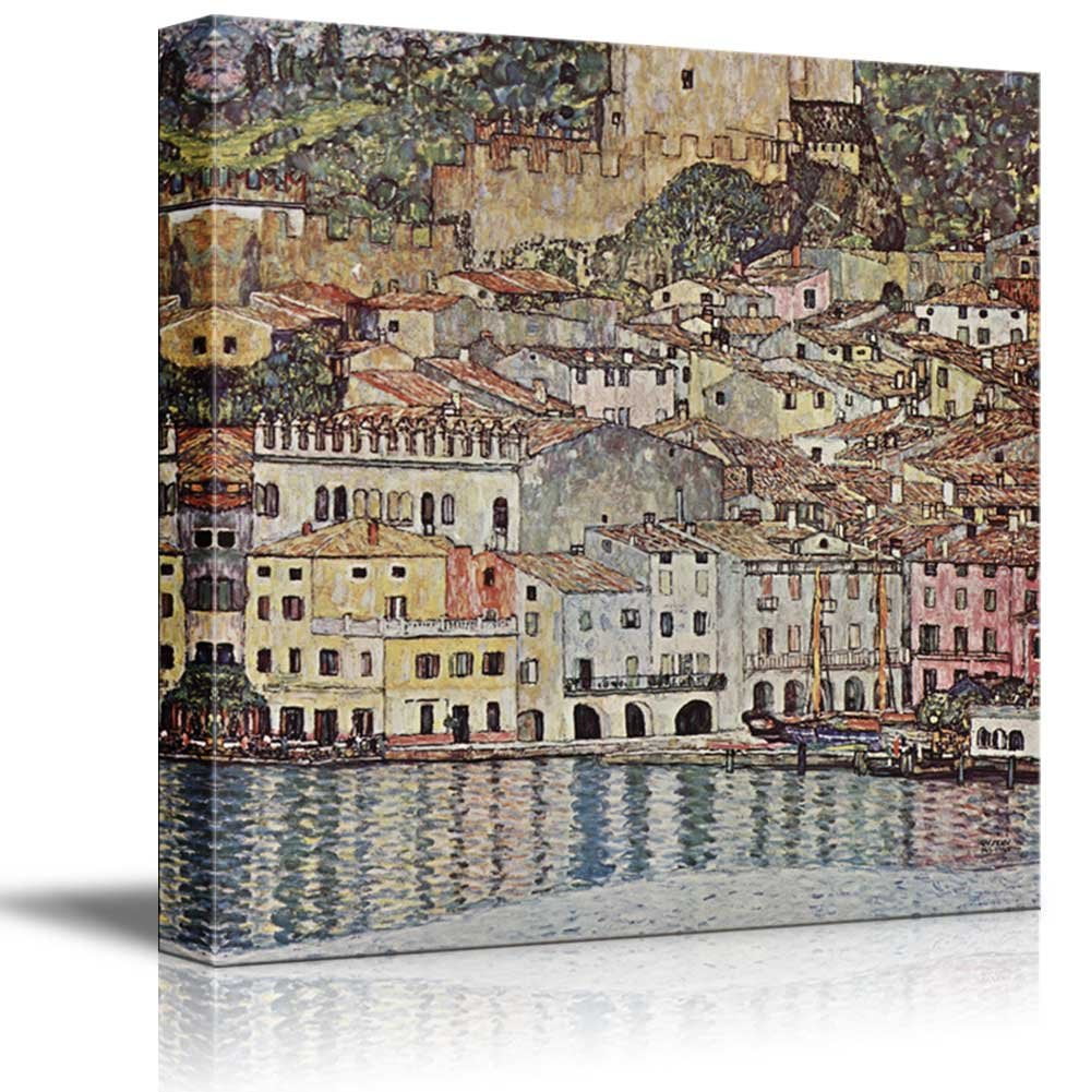 wall26 Malcesine on Lake Garda by Gustav Klimt - Austrian Symbolist ...