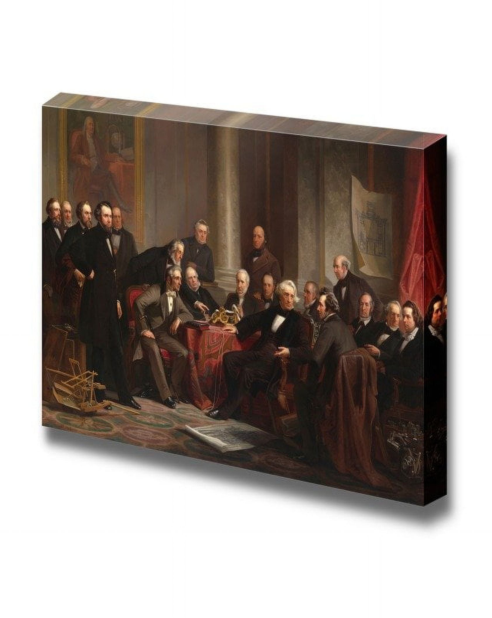wall26 - Men of Progress by Christian Schussele - Canvas Print Wall Art ...