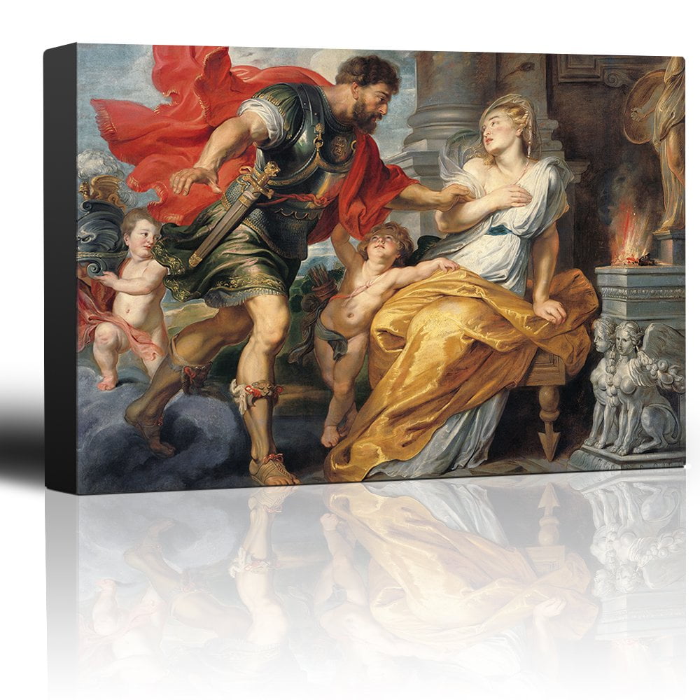 wall26 - Oil Painting of Mars and Rhea Silvia by Peter Paul Rubens ...
