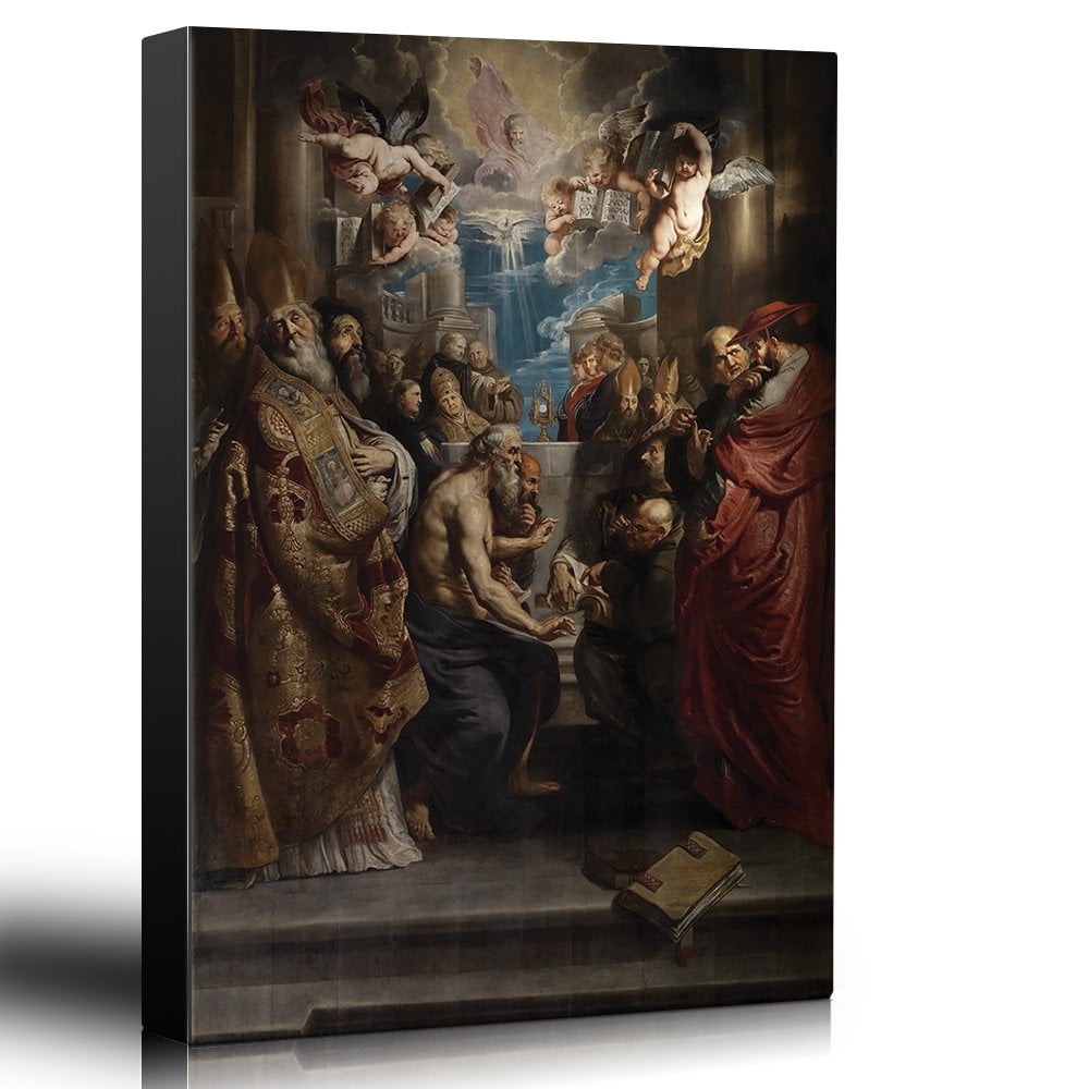 wall26 - Oil Painting of The Disputation of The Holy Sacrament by Peter ...