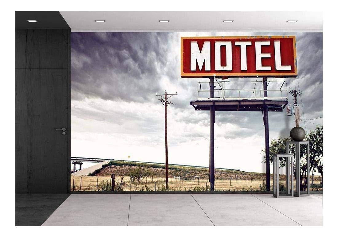 wall26 - Old Motel Sign on Route 66 USA - Canvas Art Wall Decor - 66 ...