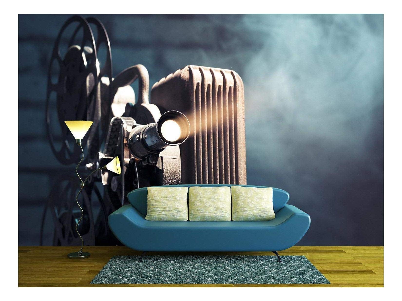 wall26 - Photo of an Old Movie Projector - Removable Wall Mural | Self ...
