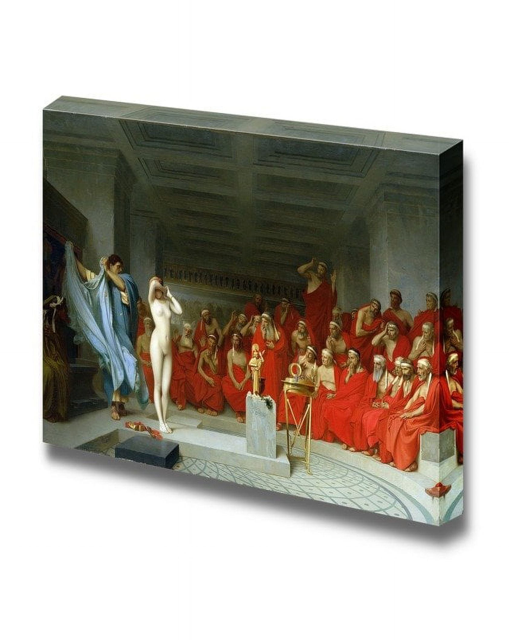wall26 - Phryne Before The Areopagus, 1861 by Jean-Leon Gerome - Canvas ...