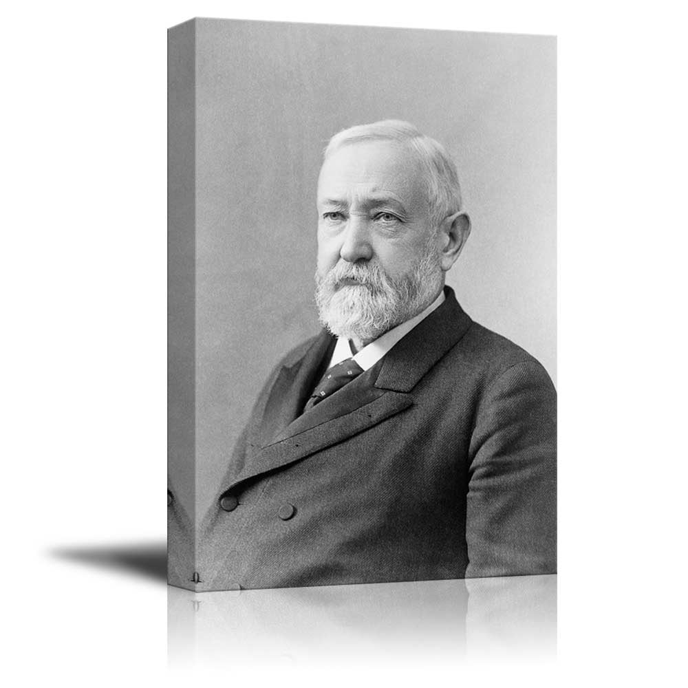 wall26 - Portrait of Benjamin Harrison (23th President of The United ...