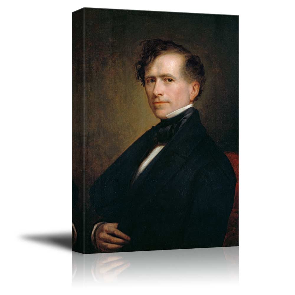 wall26 - Portrait of Franklin Pierce by George Peter Alexander Healy ...