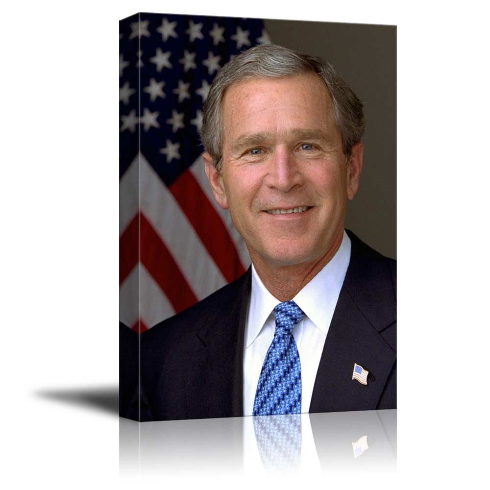 wall26 - Portrait of George W. Bush (43th President of The United ...