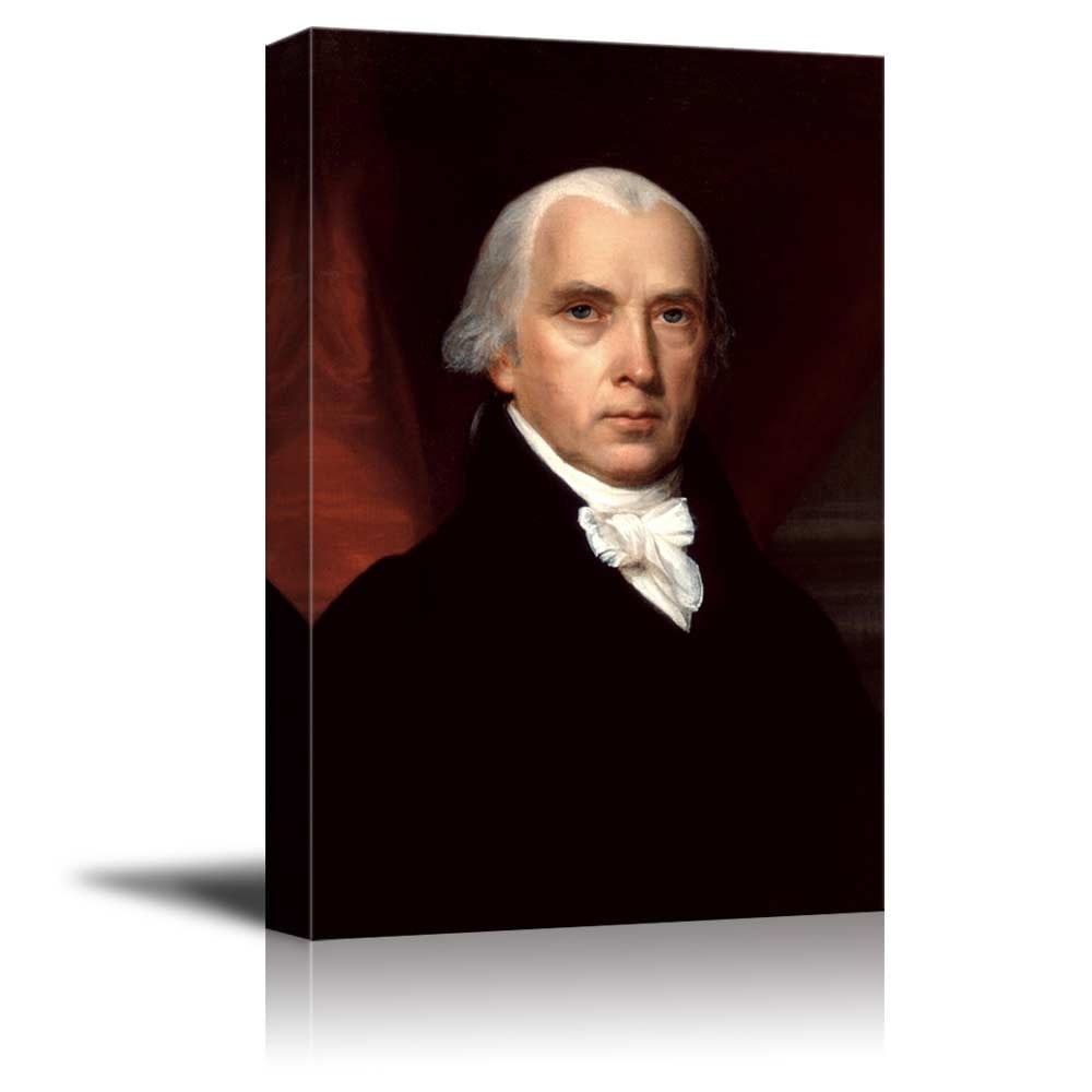 wall26 - Portrait of James Madison by John Vanderlyn (4th President of ...
