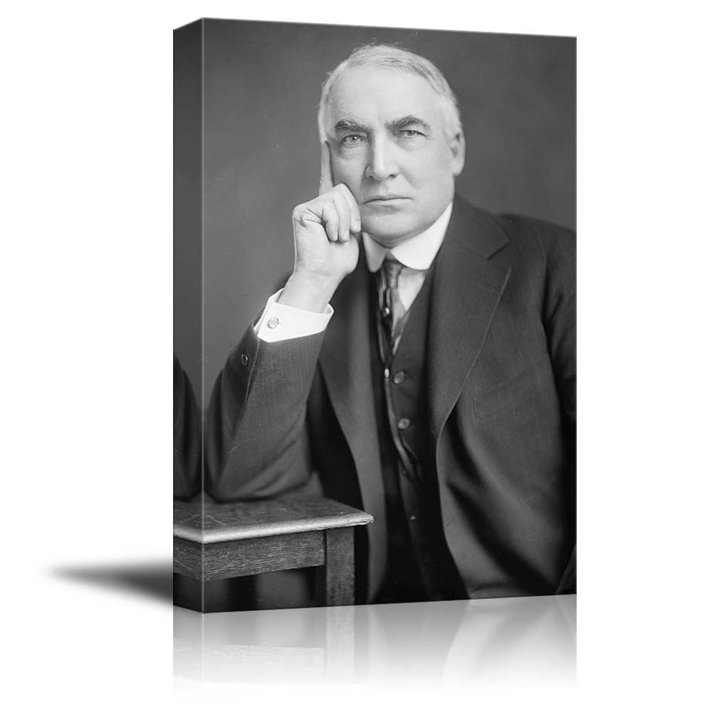 wall26 - Portrait of Warren G. Harding (29th President of The United ...