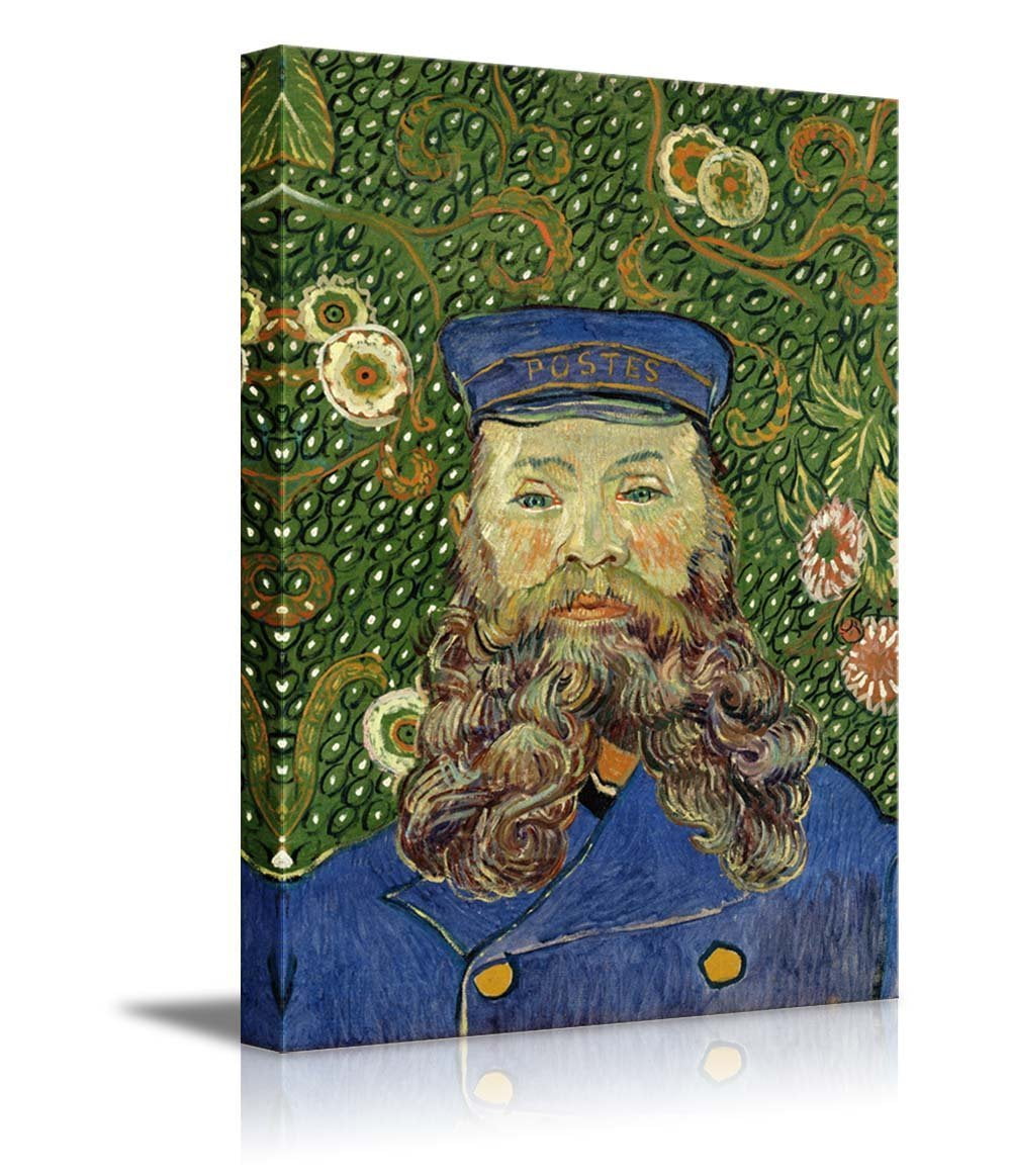 wall26 - Portrait of The Postman Joseph Roulin by Vincent Van Gogh ...
