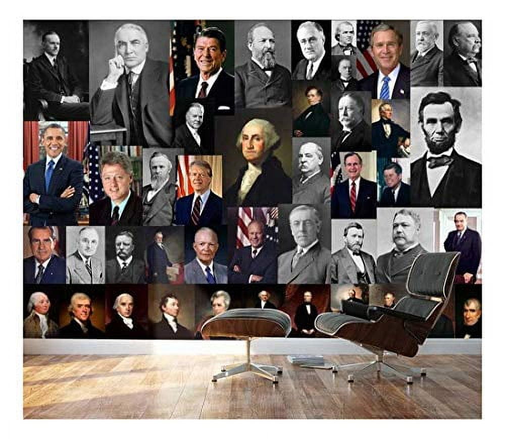 wall26 - Presidents of United States Collage - Canvas Art Wall Decor ...