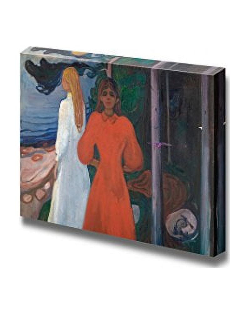 wall26 - Red and White by Edvard Munch - Canvas Print Wall Art Famous ...