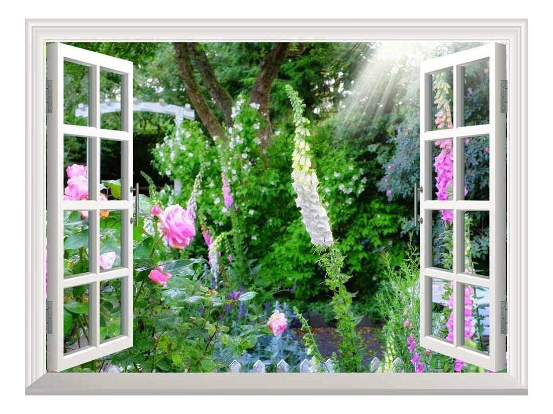 wall26 Removable Wall Sticker/Wall Mural - Wild Flowers in Spring ...
