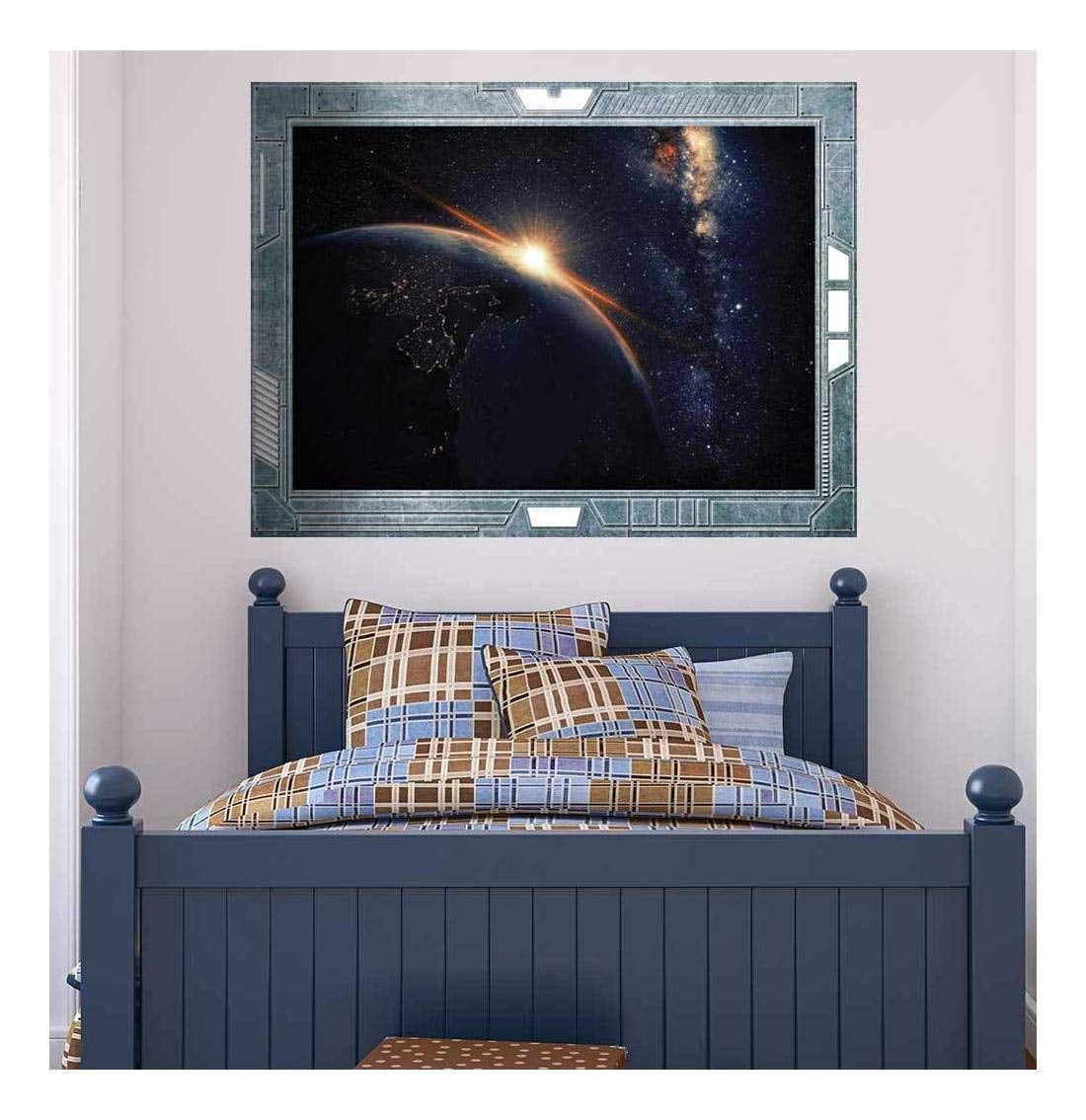wall26 - Science Fiction ViewPort - Decal - The Sun Rising Over The ...