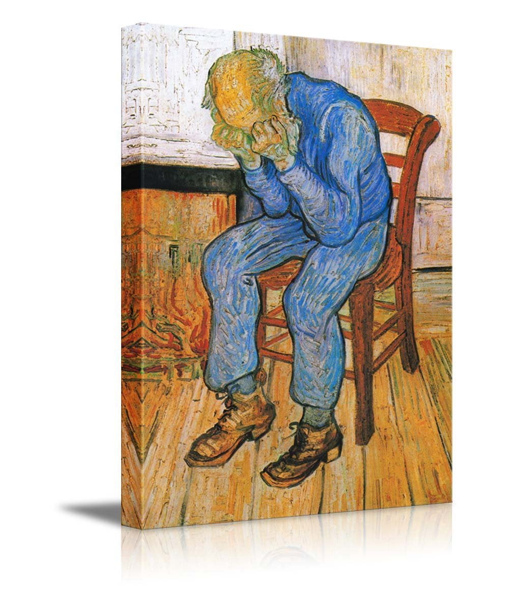 wall26 - Sorrowing Old Man (at Eternity's Gate), 1890 by Vincent Van ...