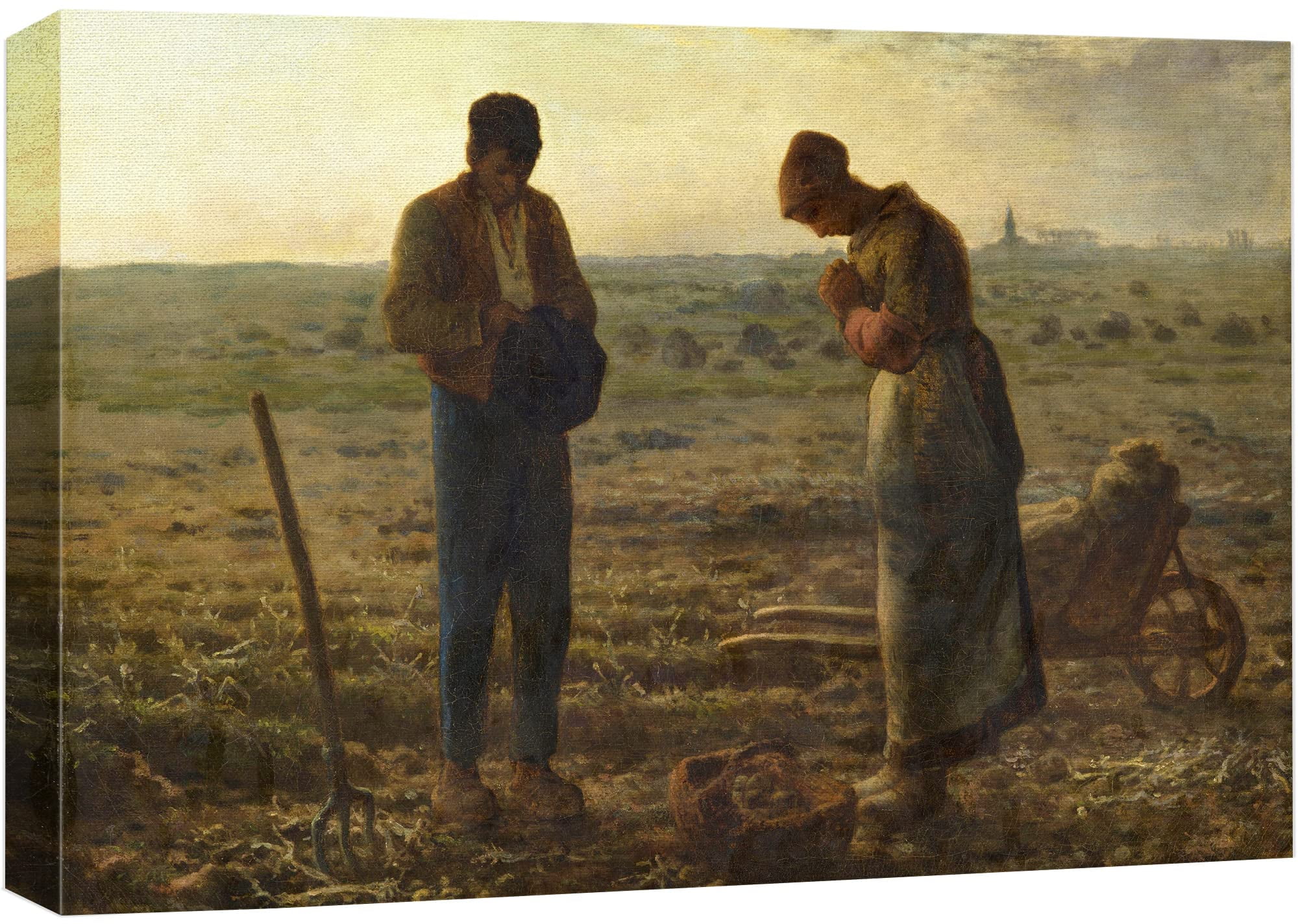 wall26 - The Angelus by Jean-Francois Millet - Canvas Print Wall Art ...