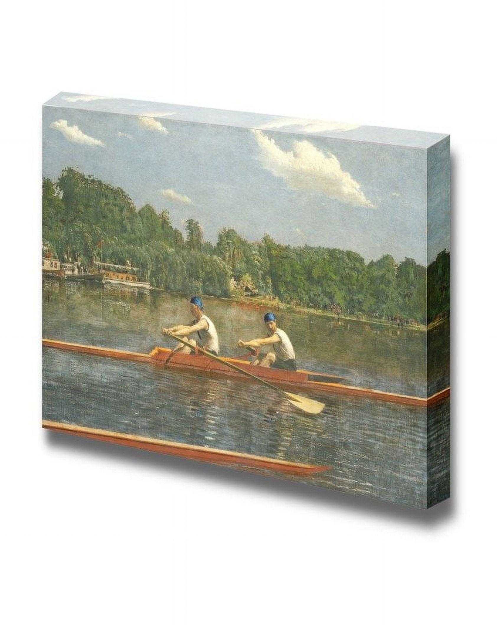 wall26 - The Biglin Brothers Racing, 1872 by Thomas Eakins - Canvas ...