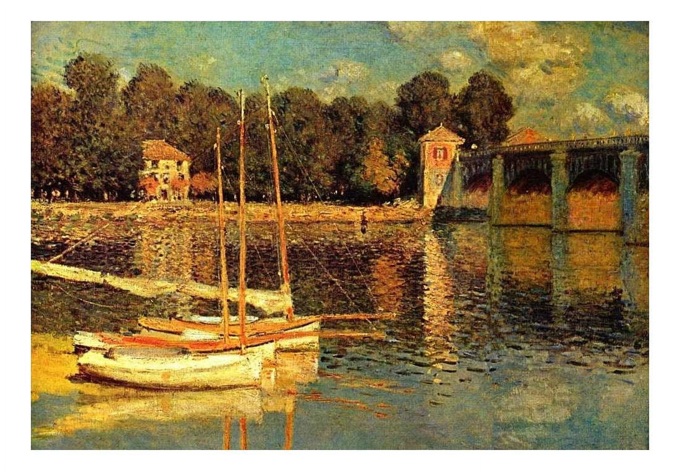 wall26 - The Bridge of Argenteuil by Claude Monet - French ...