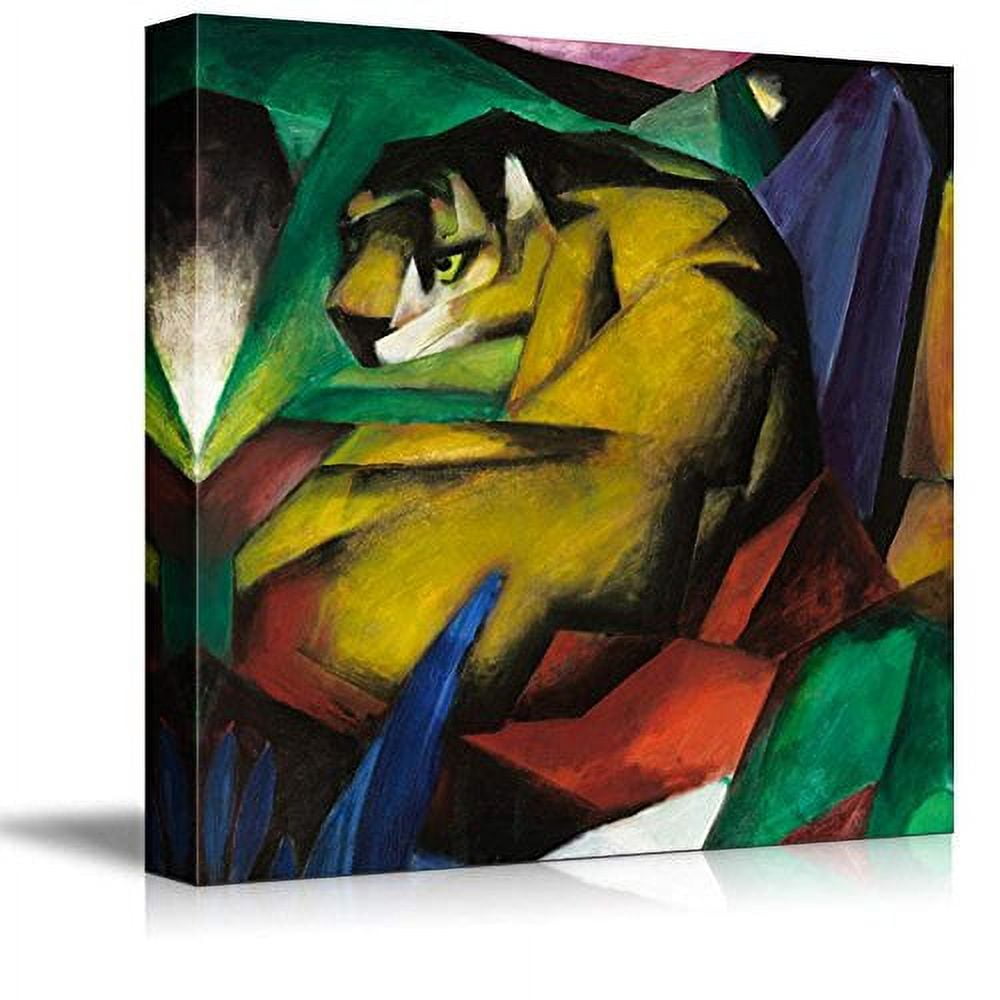 wall26 - The Tiger by Franz Marc - Canvas Print Wall Art Famous ...