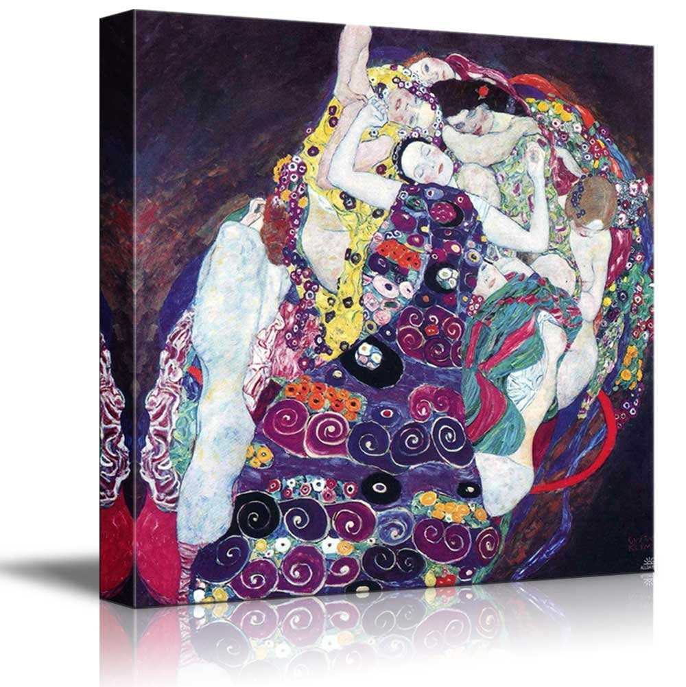 wall26 The Virgin by Gustav Klimt - Austrian Symbolist Painter - Canvas ...