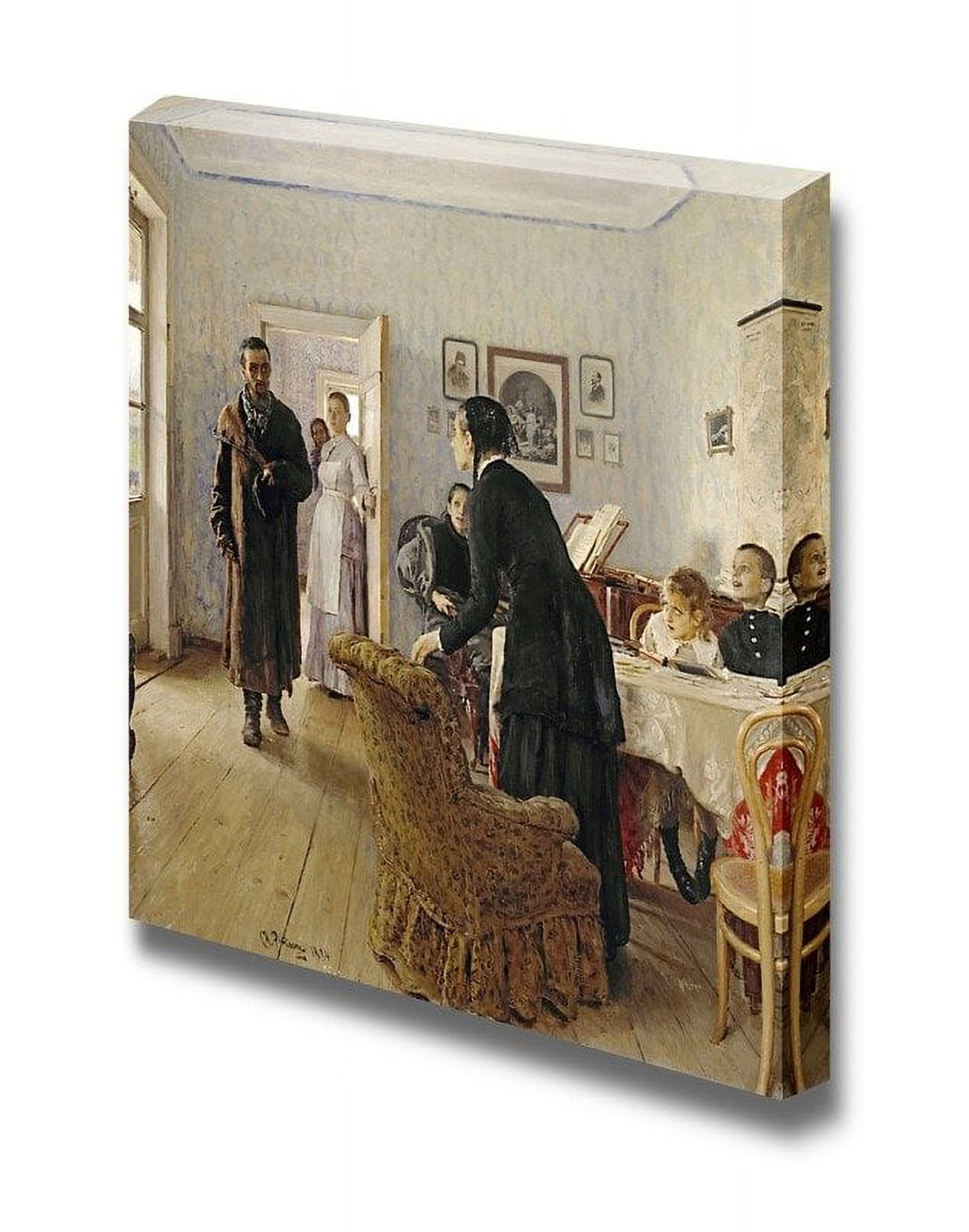wall26 - They Did Not Expect Him by Ilya Repin - Canvas Print Wall Art Famous Painting ...