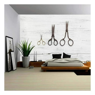 wall26 - Grunge Red Brick Wall Background with Copy Space - Removable ...