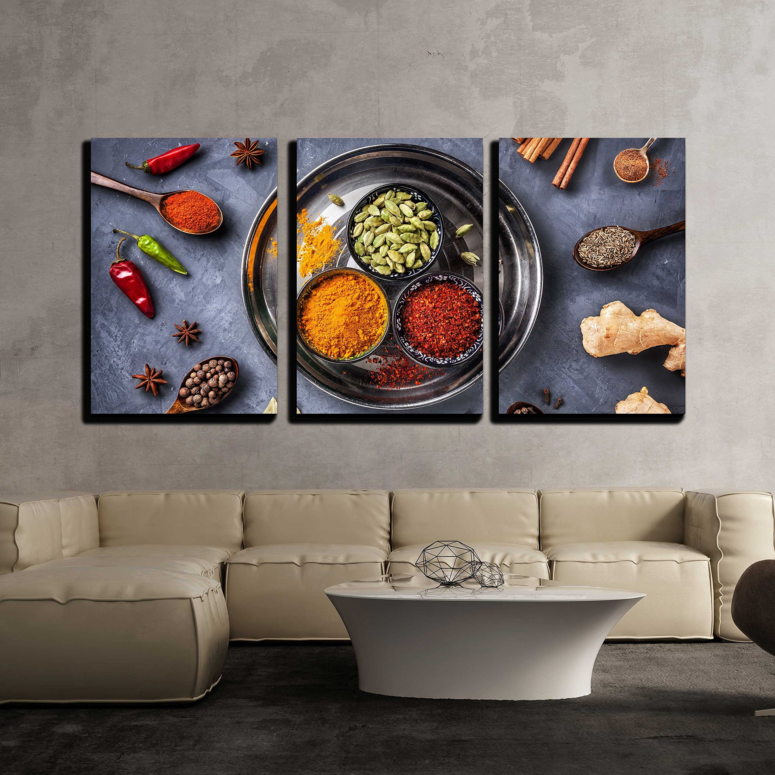 wall26 - Various Spices in Kitchen - Canvas Art Wall Art - 16"x24"x3 ...