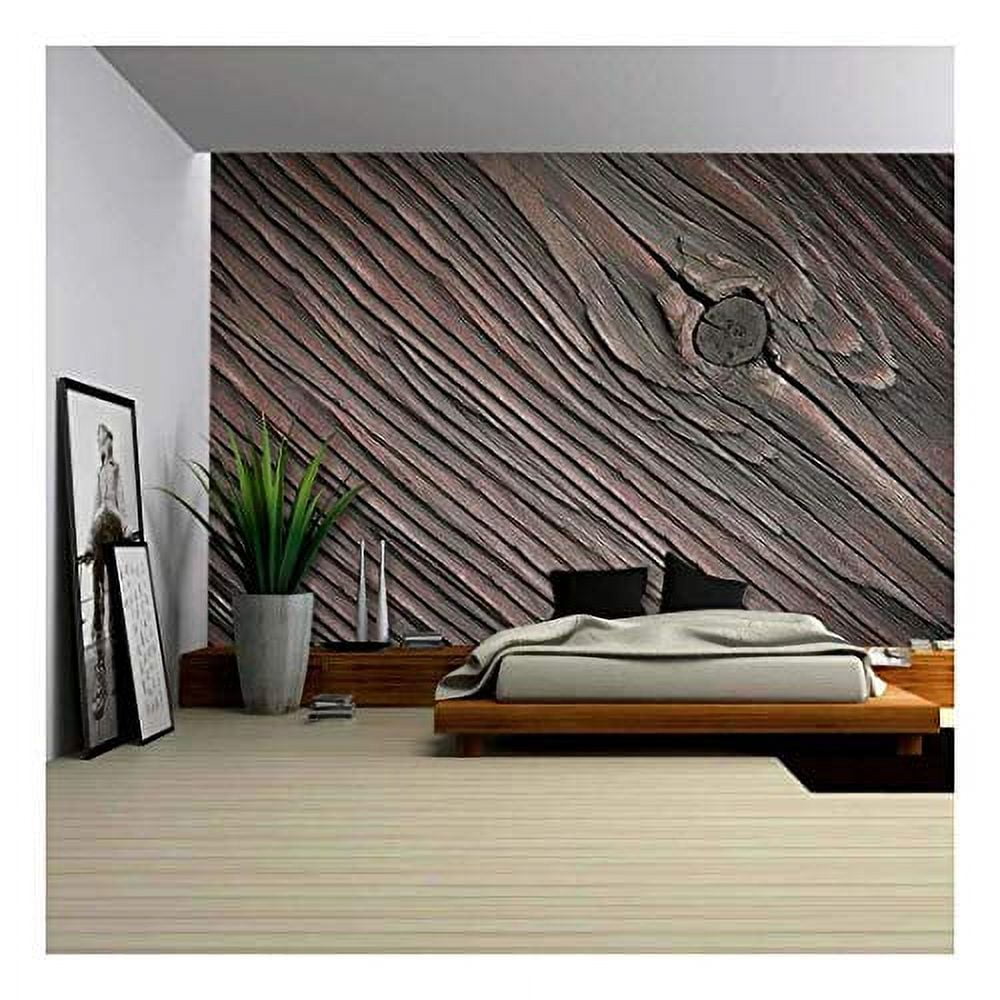 wall26 - Wood Texture Wallpaper Removable Canvas Art Wall Decor ...