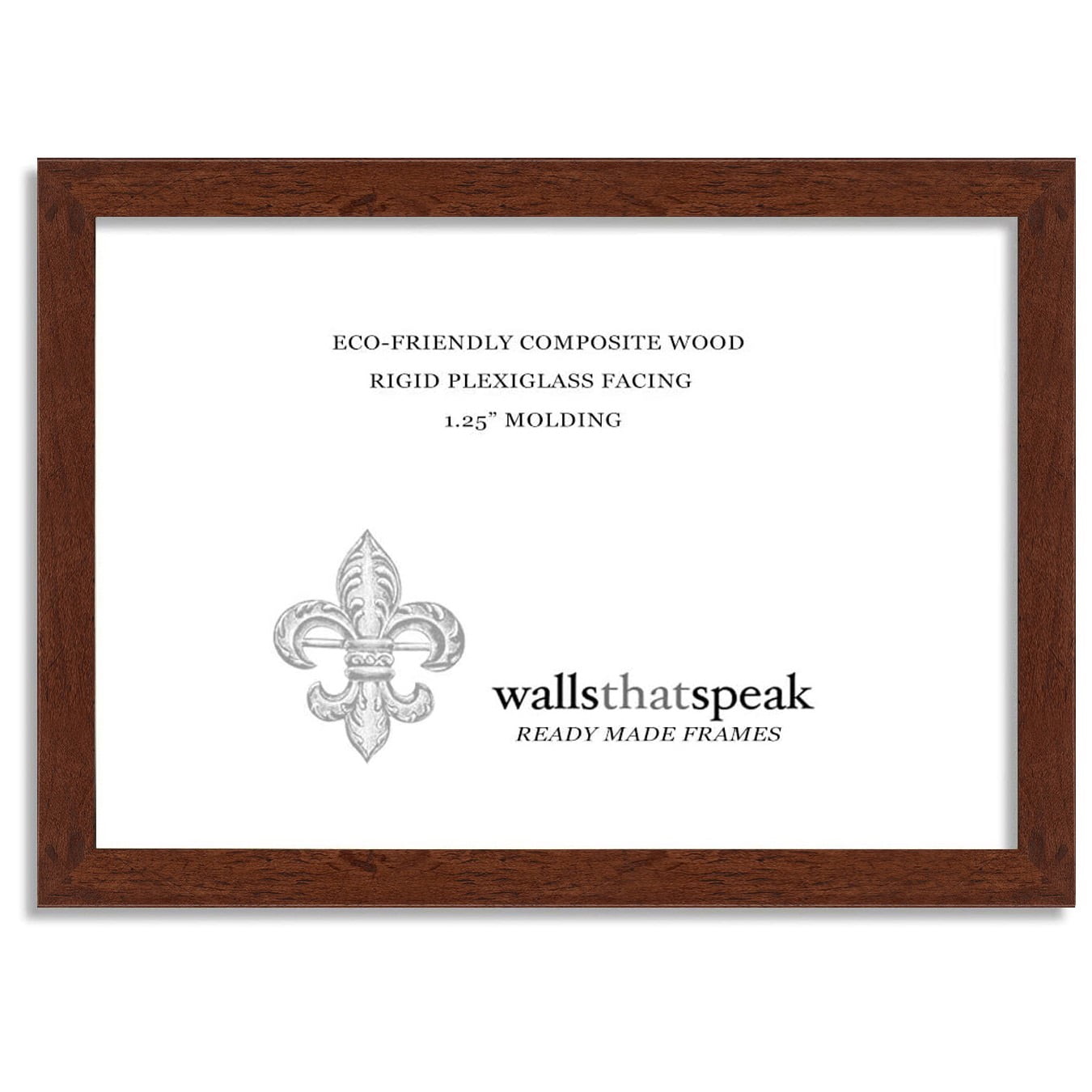 wallsthatspeak Puzzle Frame, Dark Walnut Rustic Pine, 38x26 - Walmart.com