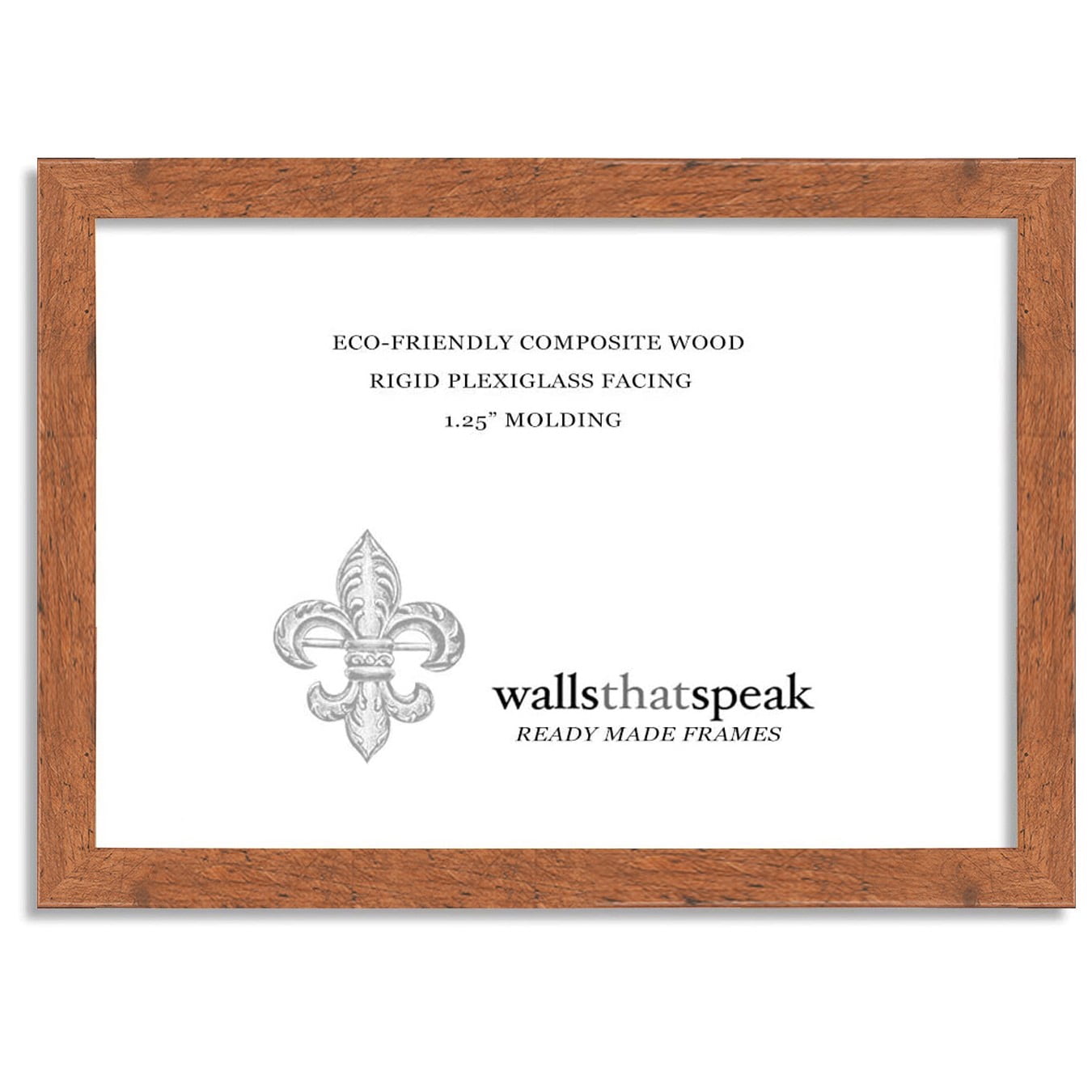 wallsthatspeak Puzzle Frame, Light Walnut Rustic Pine, 25x20 - Walmart.com