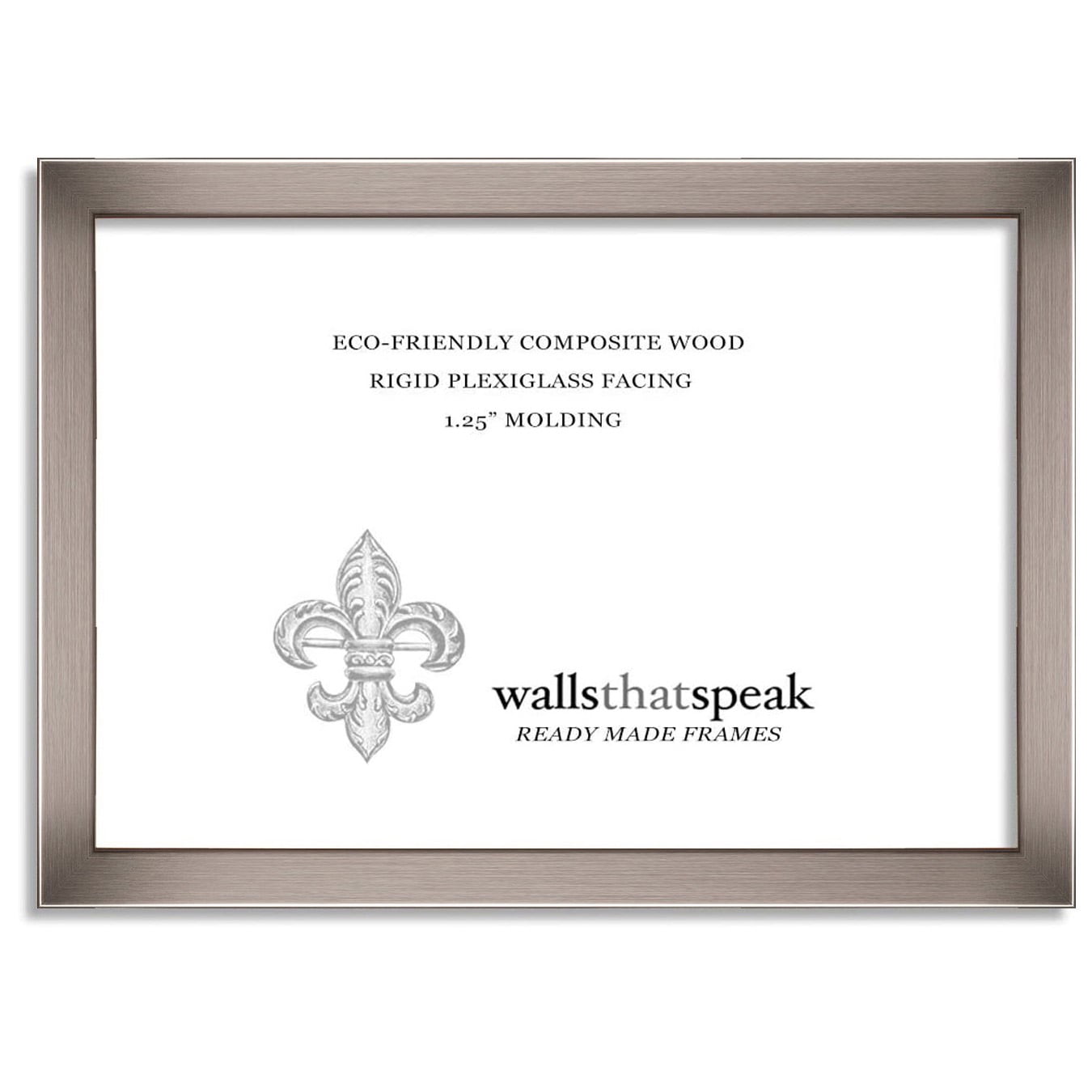 wallsthatspeak Puzzle Frame, Stainless, 27x19 - Walmart.com