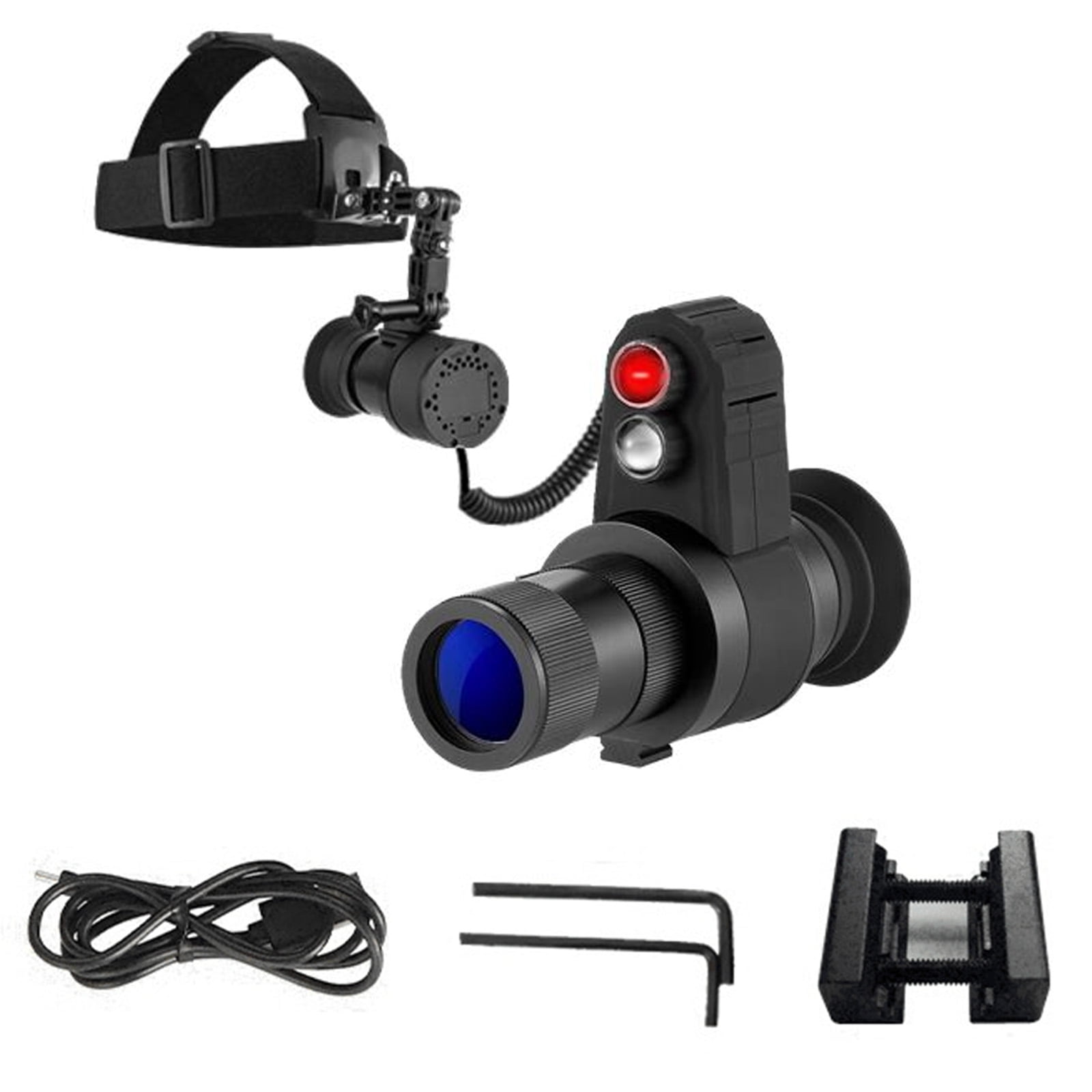 walmeck Digital Night Vision Monocular Infrared Night Vision Riflescope ...
