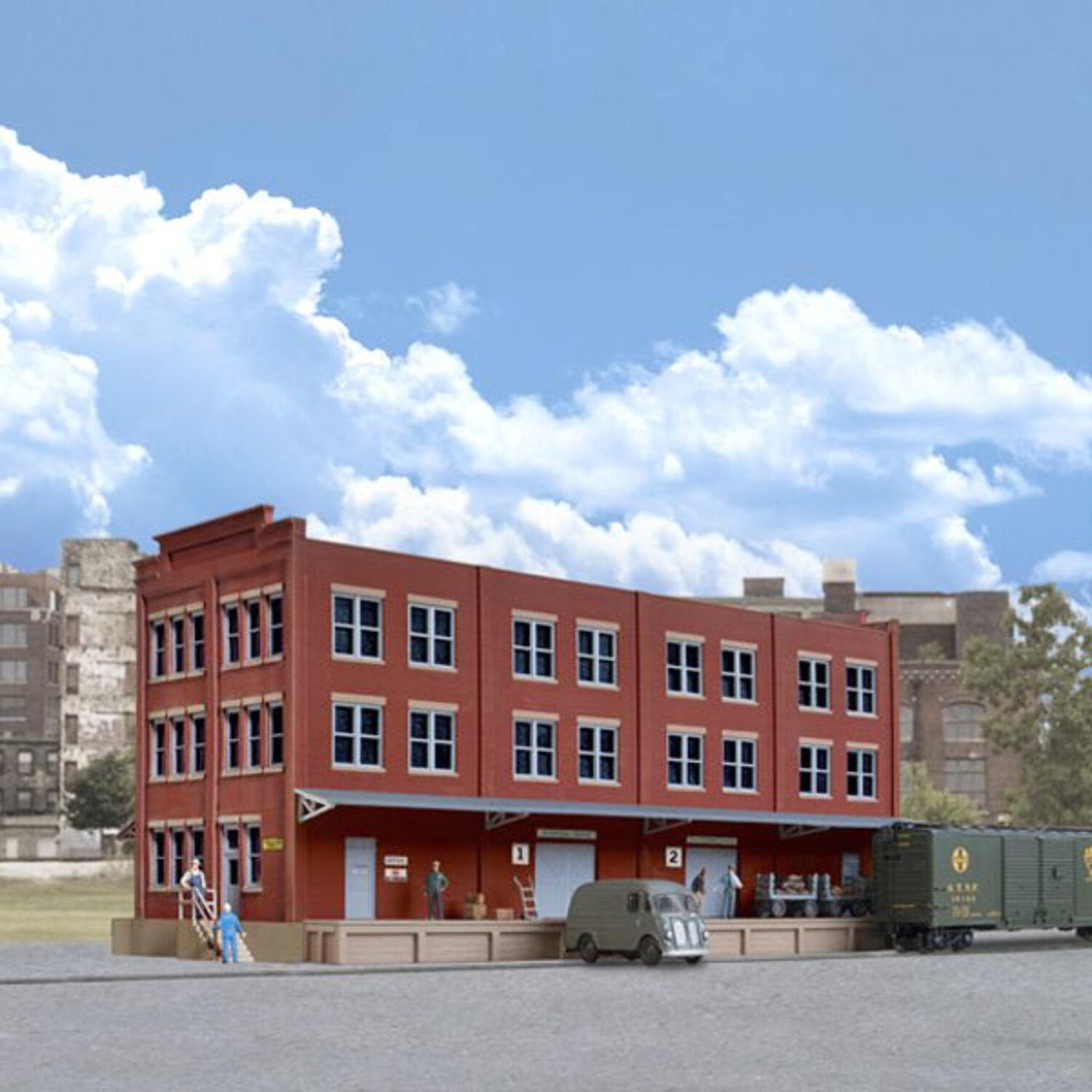 walthers cornerstone ho scale building/structure kit trackside post ...