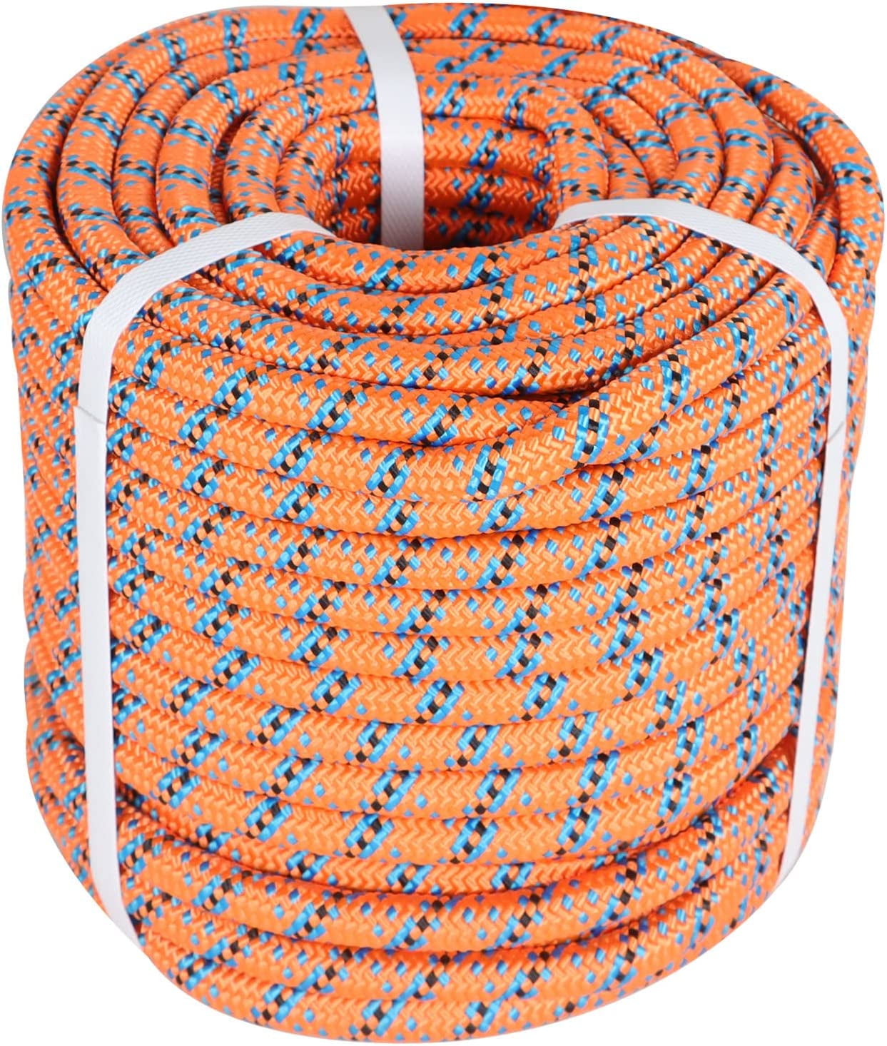 waltyotur 1/2 in x 150FT Arborist Bull Rope, 32 Strand Tree Rope, High ...