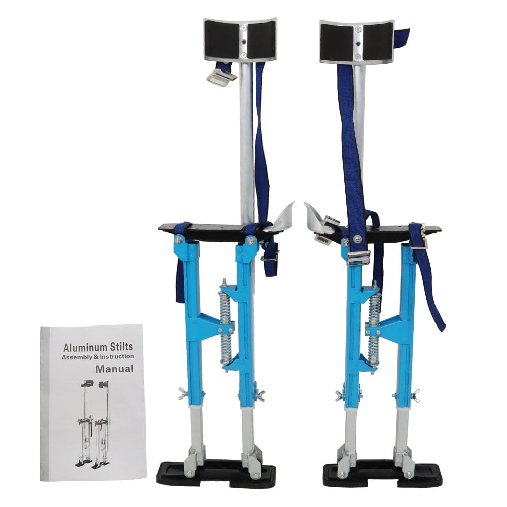 waltyotur 18''-30'' Aluminum Blue Drywall Stilts Lightweight for ...