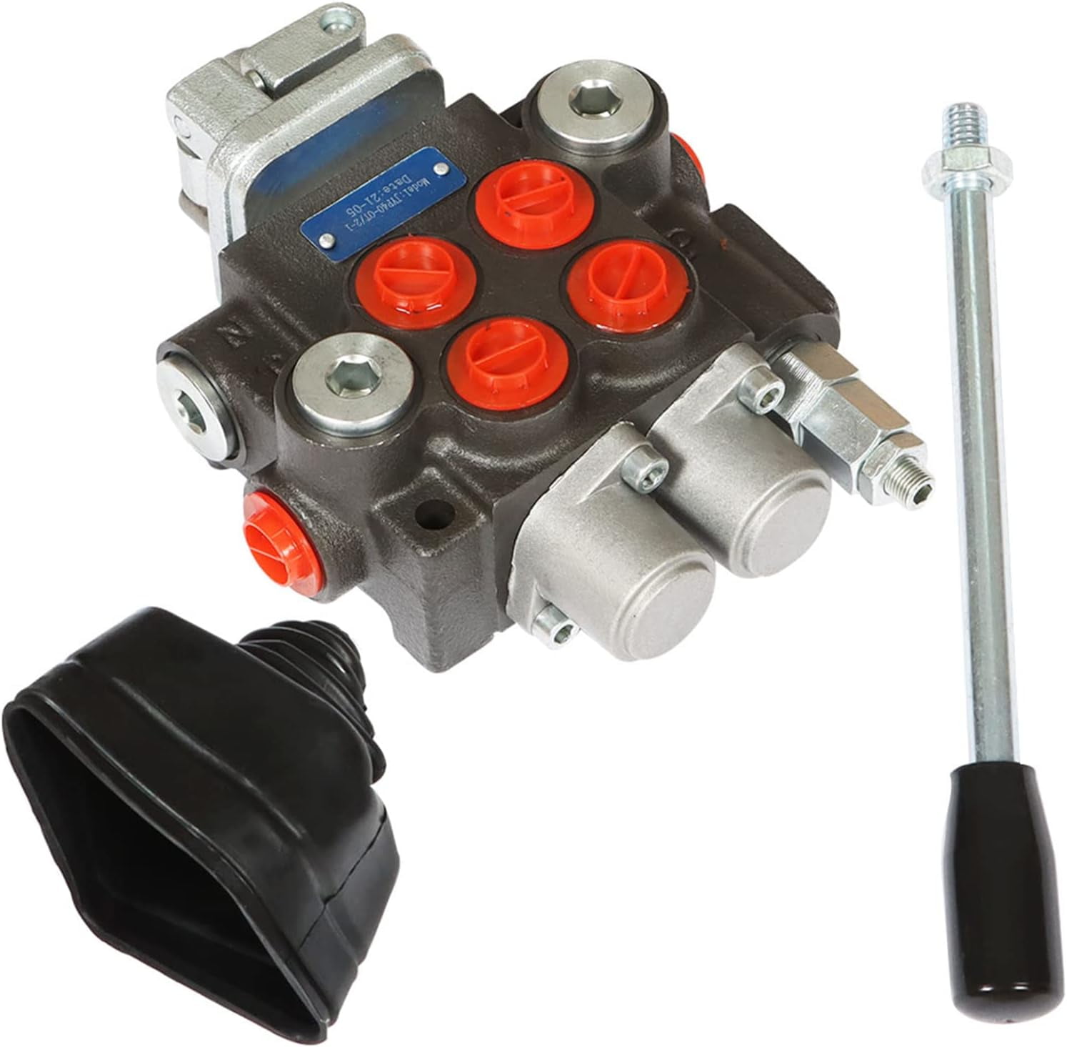 waltyotur 2 Spool Hydraulic Control Valve 3600 PSI, 11GPM Adjustable ...