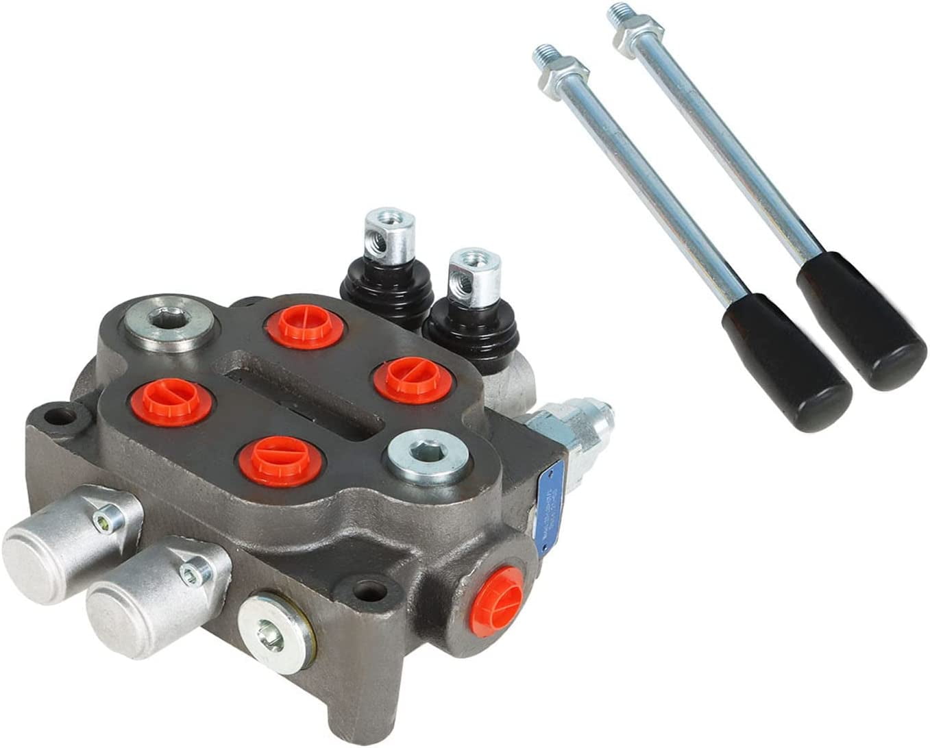 waltyotur 2 Spool Hydraulic Control Valve Double Acting Control 3000 ...