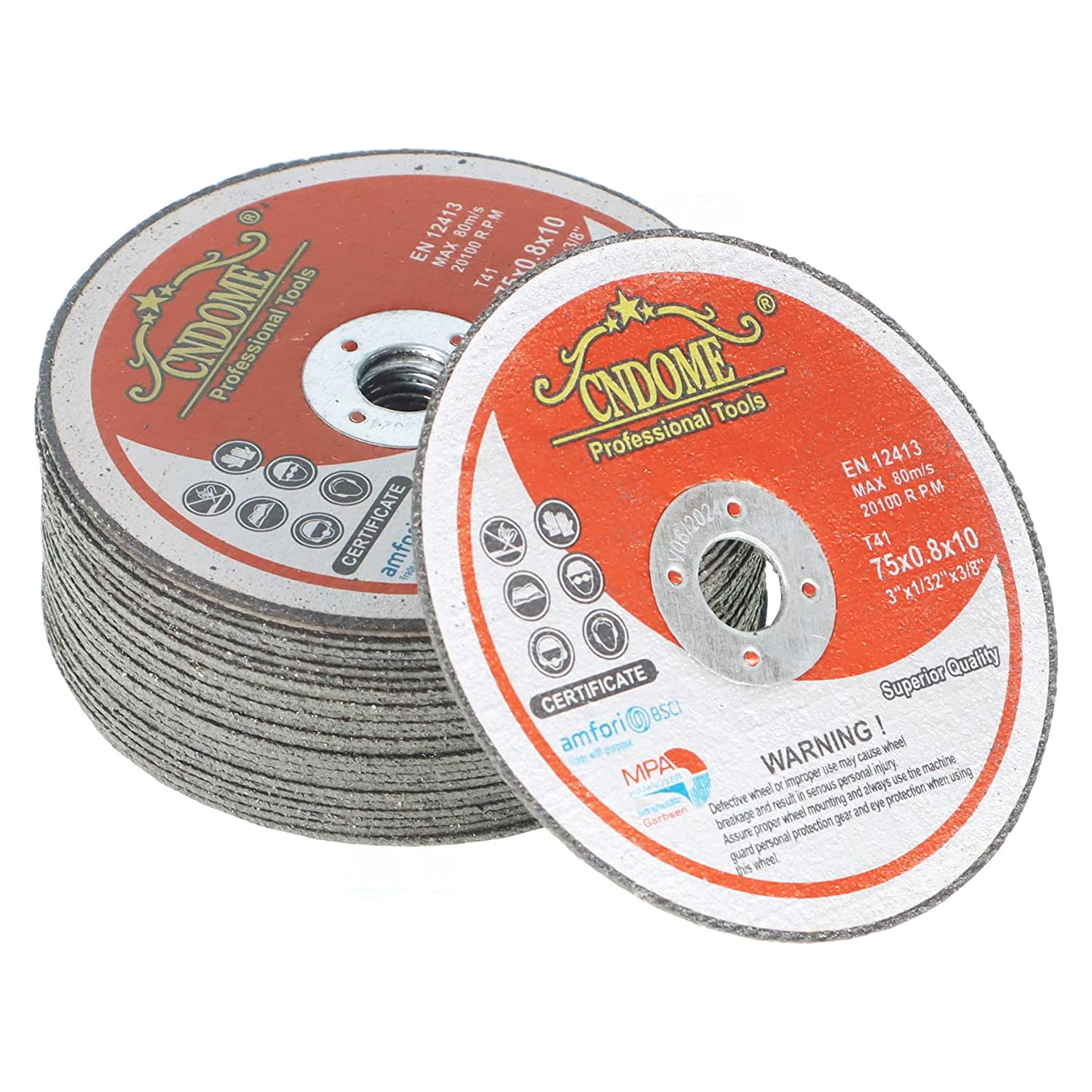 waltyotur 25-Pack Cut Off Wheels Ultra Thin Cut-Off Wheel Cutting Disc ...