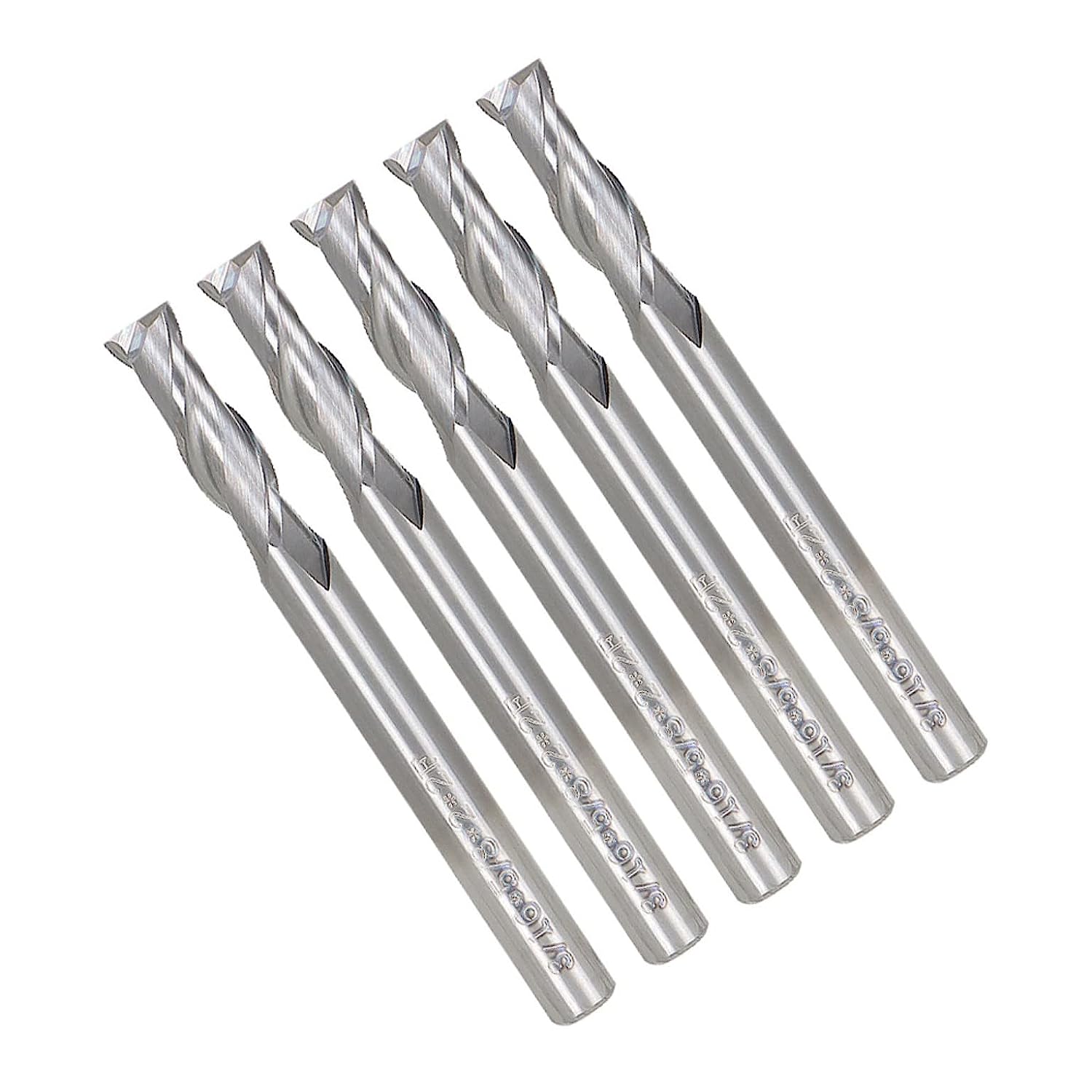 waltyotur 3/16 Inch Carbide End Mill 2 Flute,Solid Carbide End Mill ...