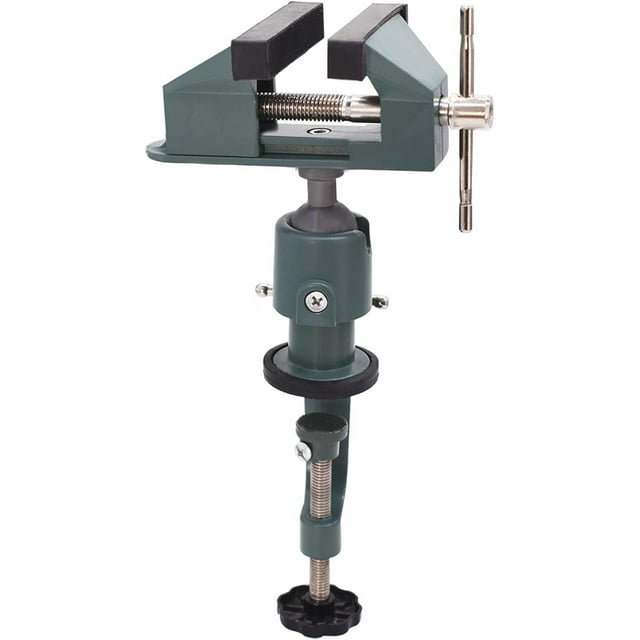 waltyotur 3 Inch Universal Table Vise 360 Degrees Swivel Vise Rotating ...