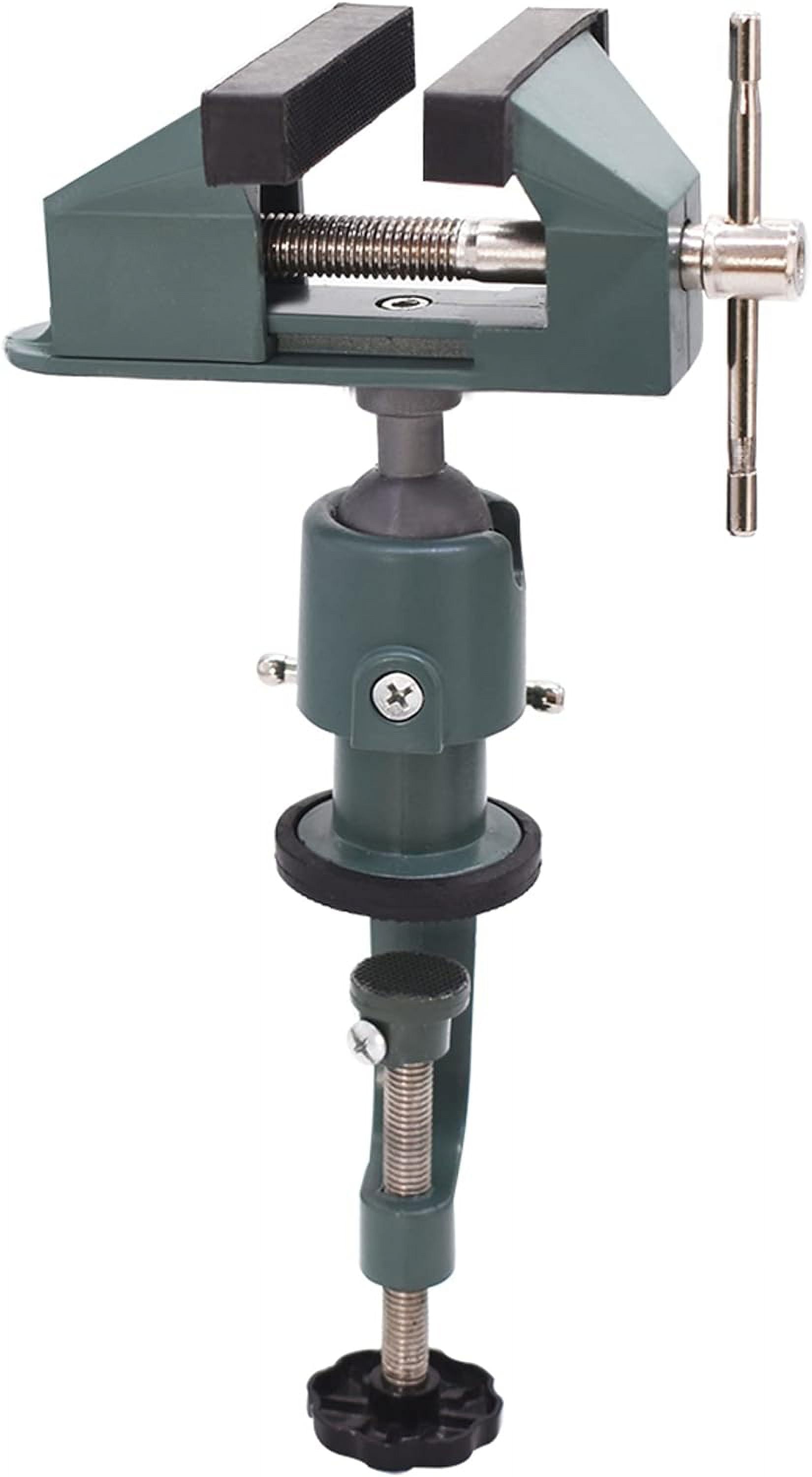 waltyotur 3 Inch Universal Table Vise 360 Degrees Swivel Vise Rotating ...
