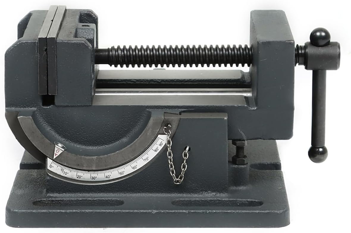 waltyotur 4 Inch Angle Drill Press Vise 0-90 Degree Tilting Angle Vise ...