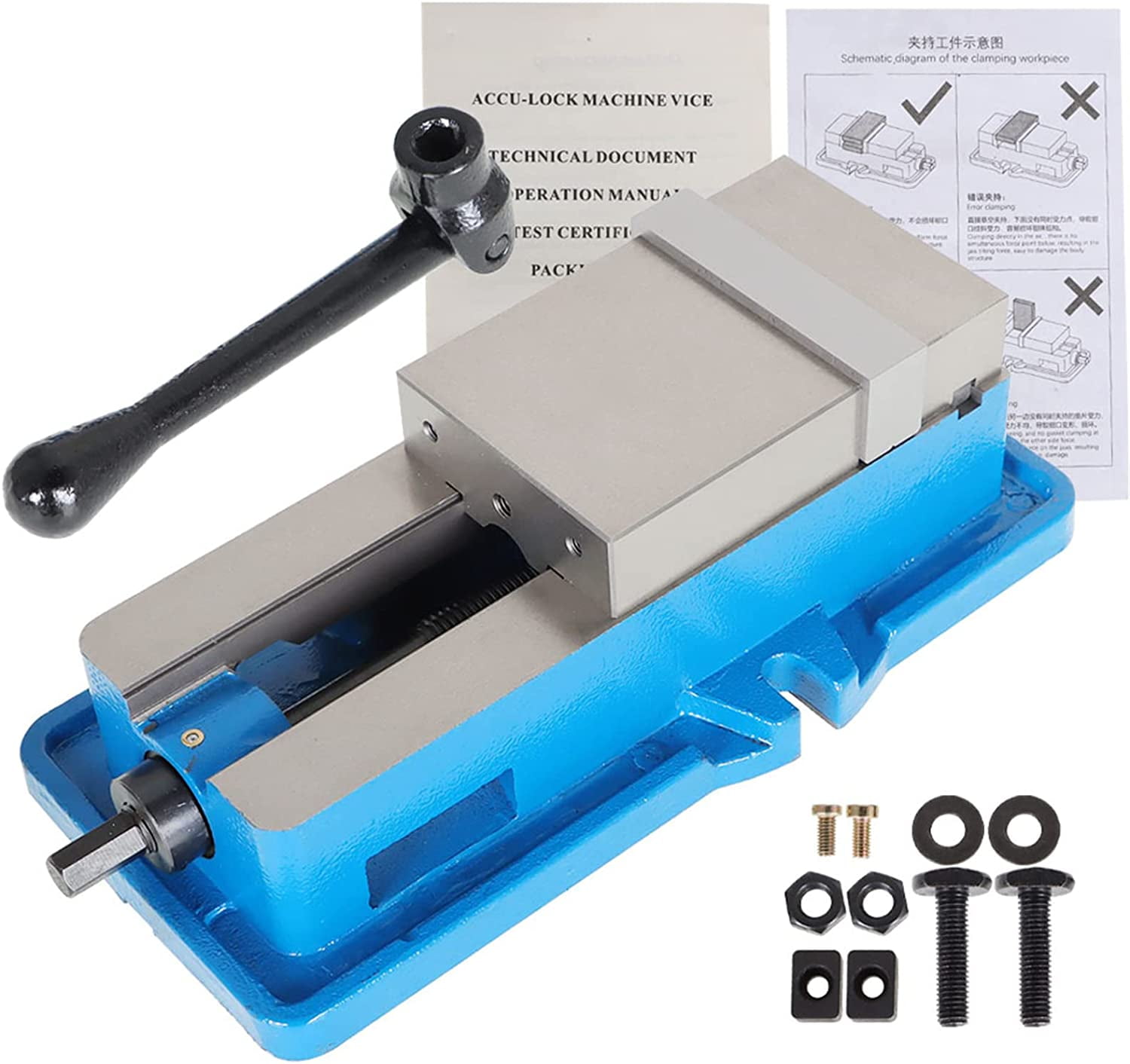 waltyotur 4 Inch Precision Milling Vise,Hardened Metal High Precision ...