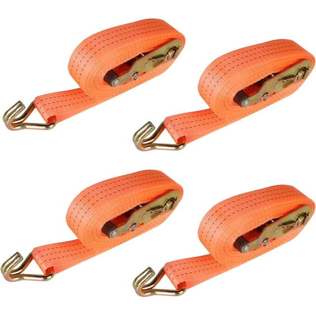 waltyotur 4 Ratchets with 1.5 Inches x 15 Inches 4000 Lbs Load Bearing Cargo Tensioner Binding ...