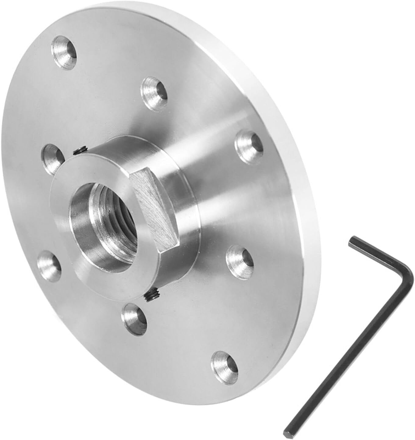 waltyotur 6 Inch Steel Wood Lathe Face Plate 1-1/4 Inch x 8TPI Threaded ...