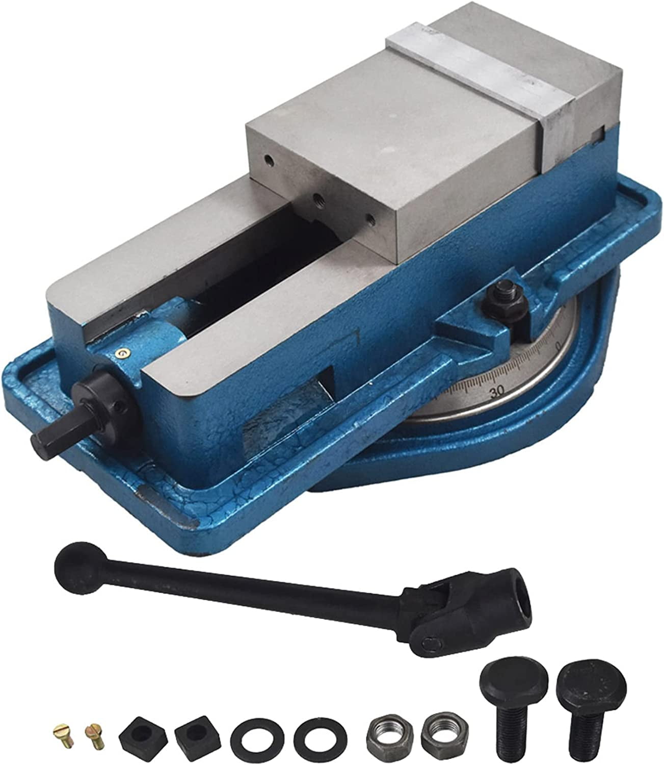 waltyotur CNC Milling Machine Vise Lockdown Bench Vise 4 Inch , With ...