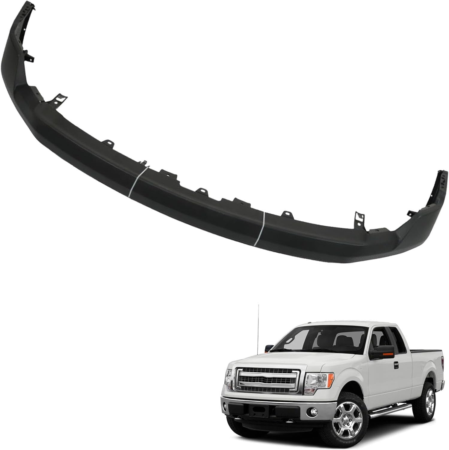 waltyotur Front Upper Bumper Cover Textured With Wheel Opening Molding ...