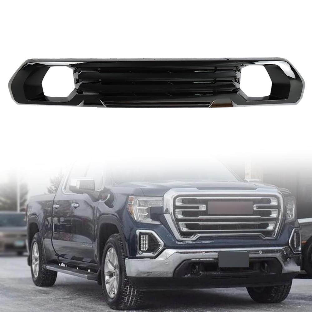 waltyotur Gloss Black Front Lower Bumper Filler Replacement for GMC ...
