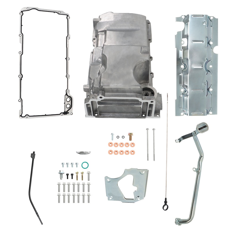 waltyotur Muscle Car Engine Oil Pan Replacement for 1955-1995 RWD V8 GM ...