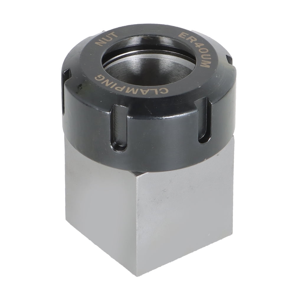 waltyotur New Square Collet ER-40 Block Chuck Holder for CNC Lathe ...