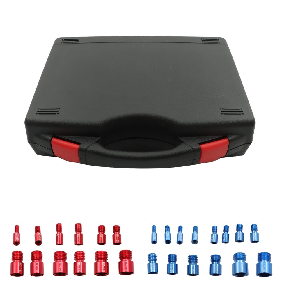 waltyotur Nut and Bolt Thread Checker 26 PCS 12 Metric 14 Inch for ...